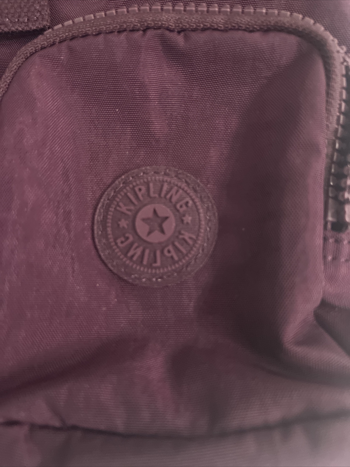 Kipling Lovebug Travel Bag Mini Backpack Dark Plum Tonal NWT | eBay