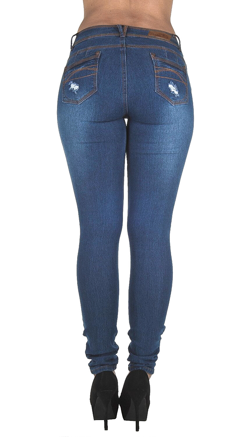 Colombian Design, Butt Lift, Ripped, Destroyed Skinny Jeans | eBay