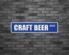 *Aluminum* Craft Beer 4" x 18" Metal Novelty Street Sign SS 1002 | eBay
