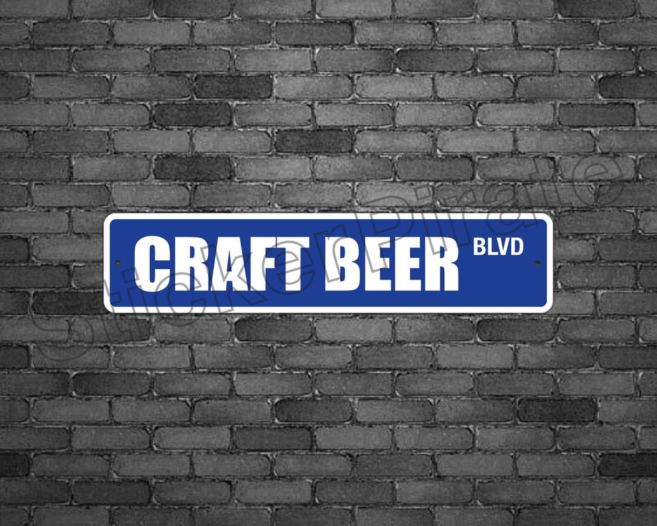 *Aluminum* Craft Beer 4" x 18" Metal Novelty Street Sign SS 1002 | eBay