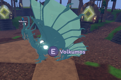 Roblox Dragon Adventures NO MUTATION PURE GLASS COLOR AND MATS VOLKUMOS ...