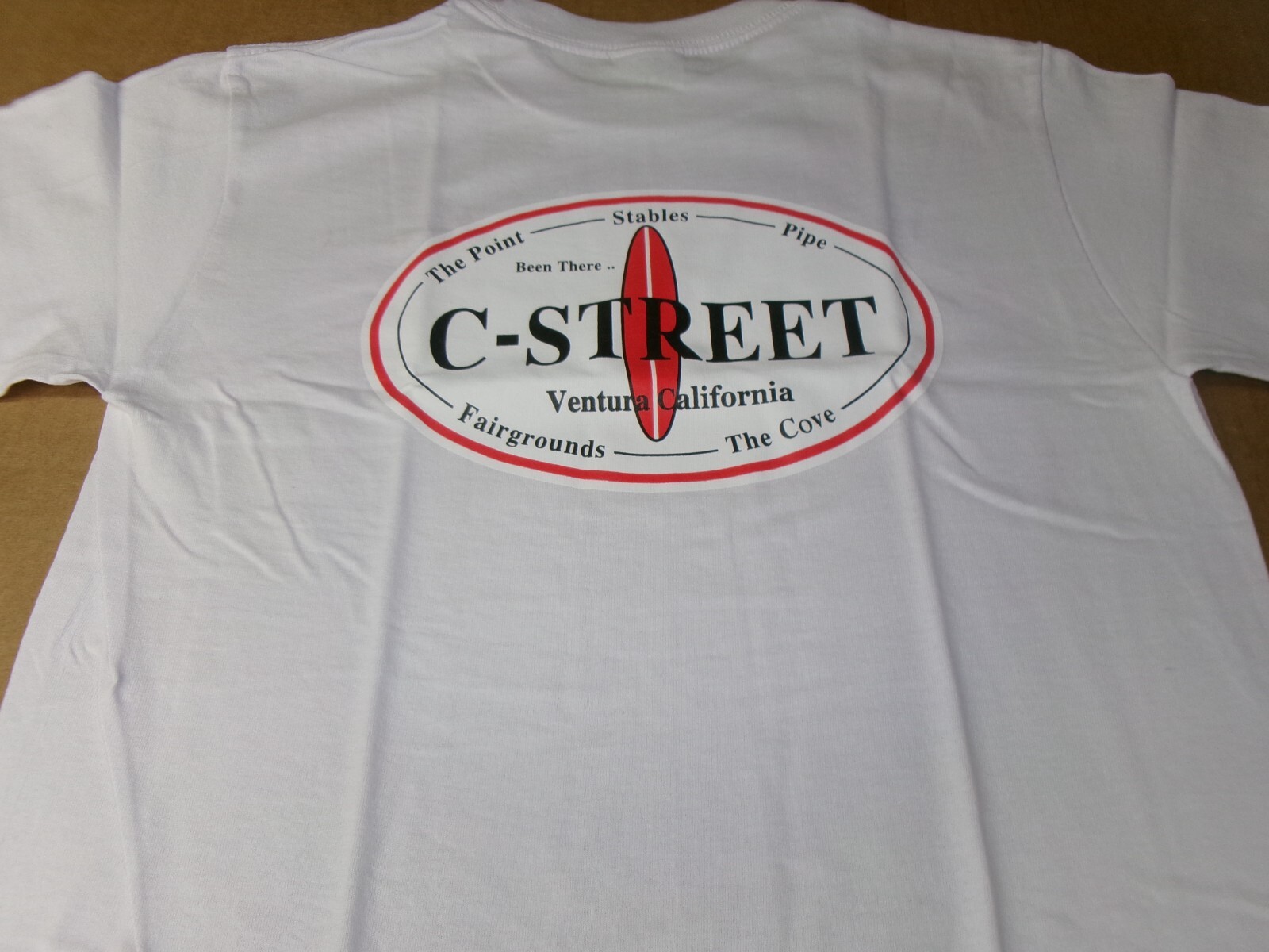 C - STREET SURF BREAKS VENTURA , CALIFORNIA CLOSE OUT SALE T-SHIRTS ...