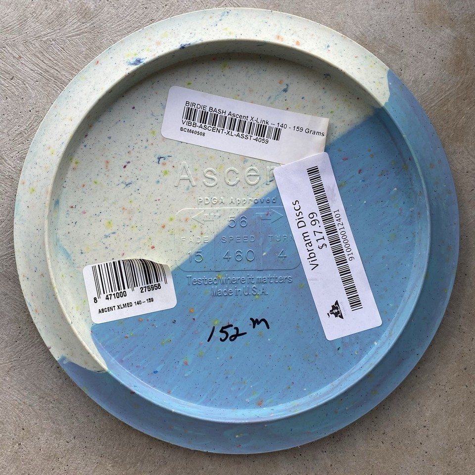 Vibram Discs ~ Rare Large # Ascent ~ New ~ 152G ~ Rare & OOP ~ Disc ...