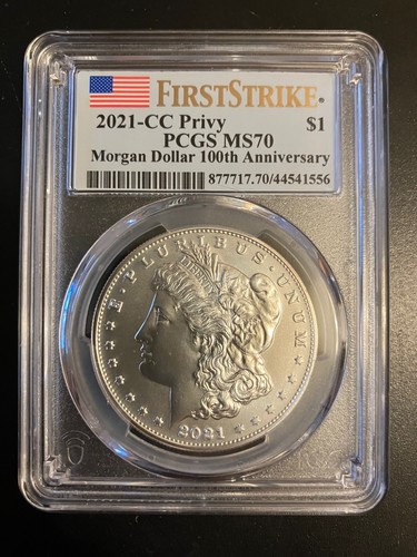 2021-CC Perfect MS 70 First Strike! Morgan Dollar. PCGS 44541556 ...