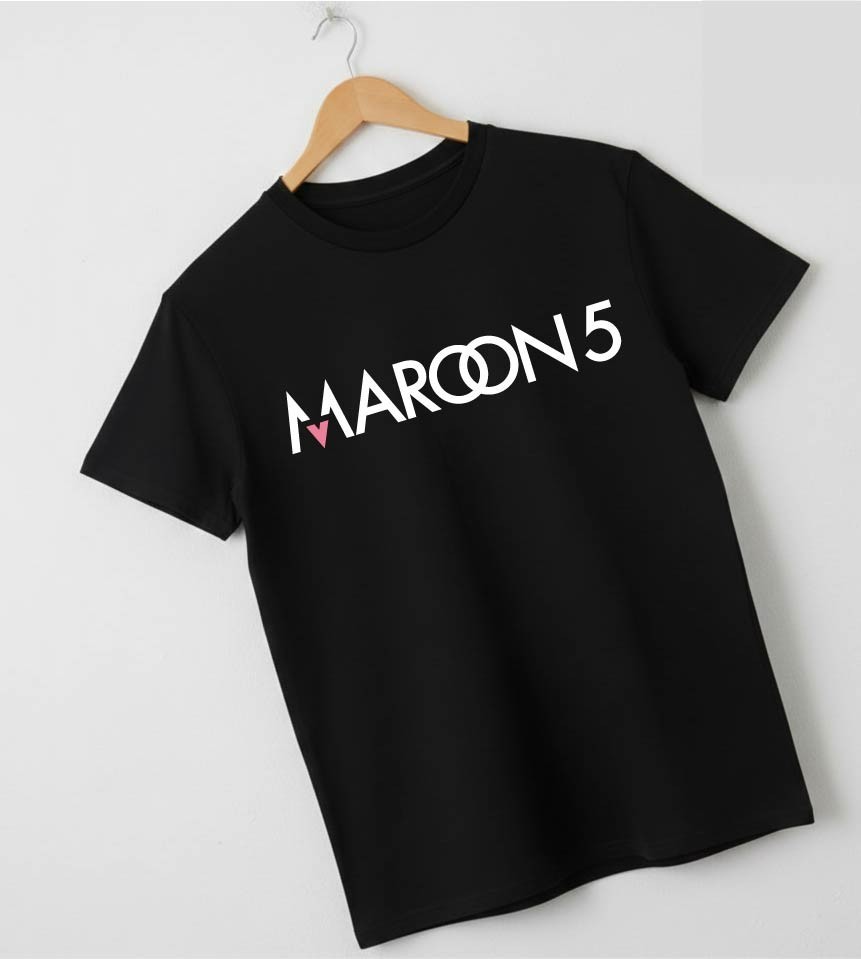 Maroon 5 T-Shirt Black Tee Top Concert Tour Merch 2026 UK Festival ...