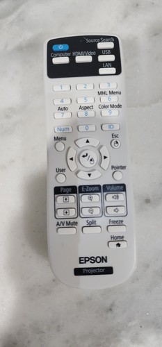GENUINE EPSON 161371700 PROJECTOR REMOTE - BrightLink 575Wi/585Wi/595Wi ...
