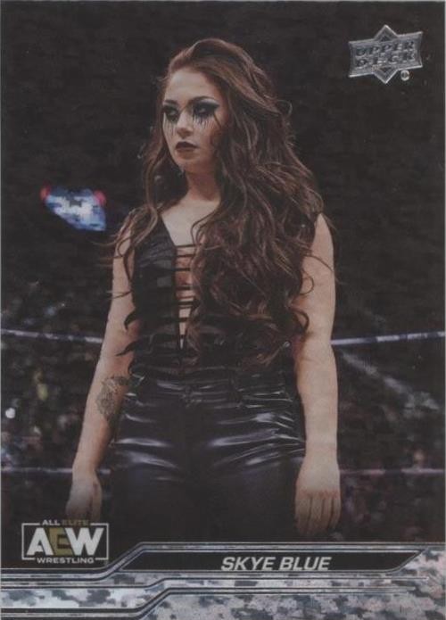 2024 Upper Deck AEW All Elite Wrestling - Skye Blue #18 Speckled ...