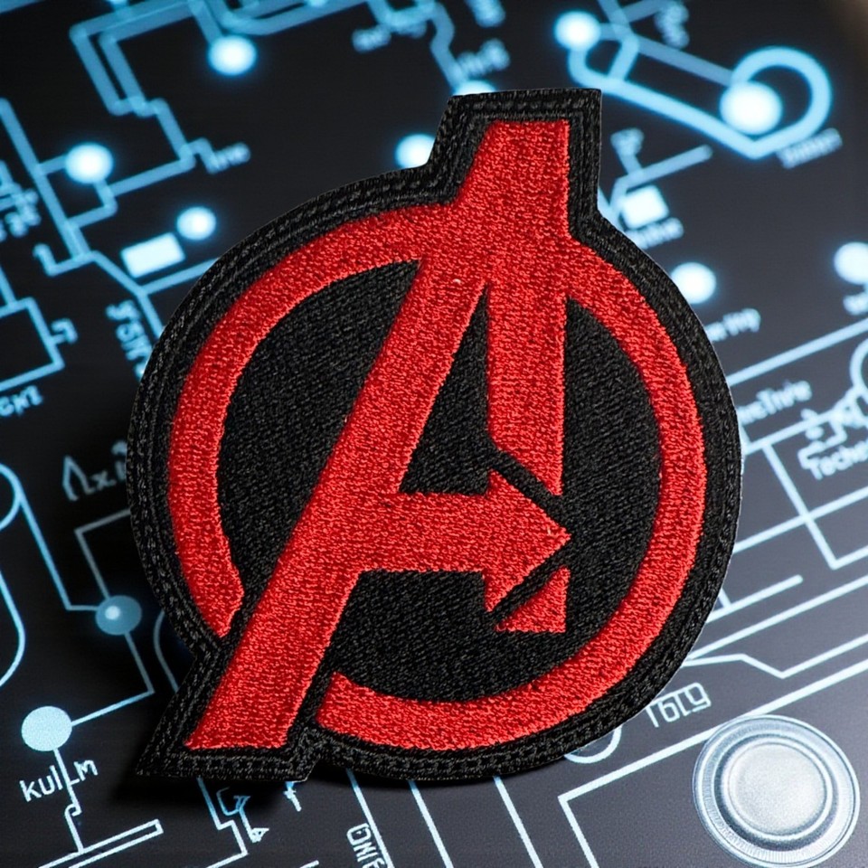 Avenger Logo Embroidery Patch Multi Colors 3.02" X 3.38" | eBay