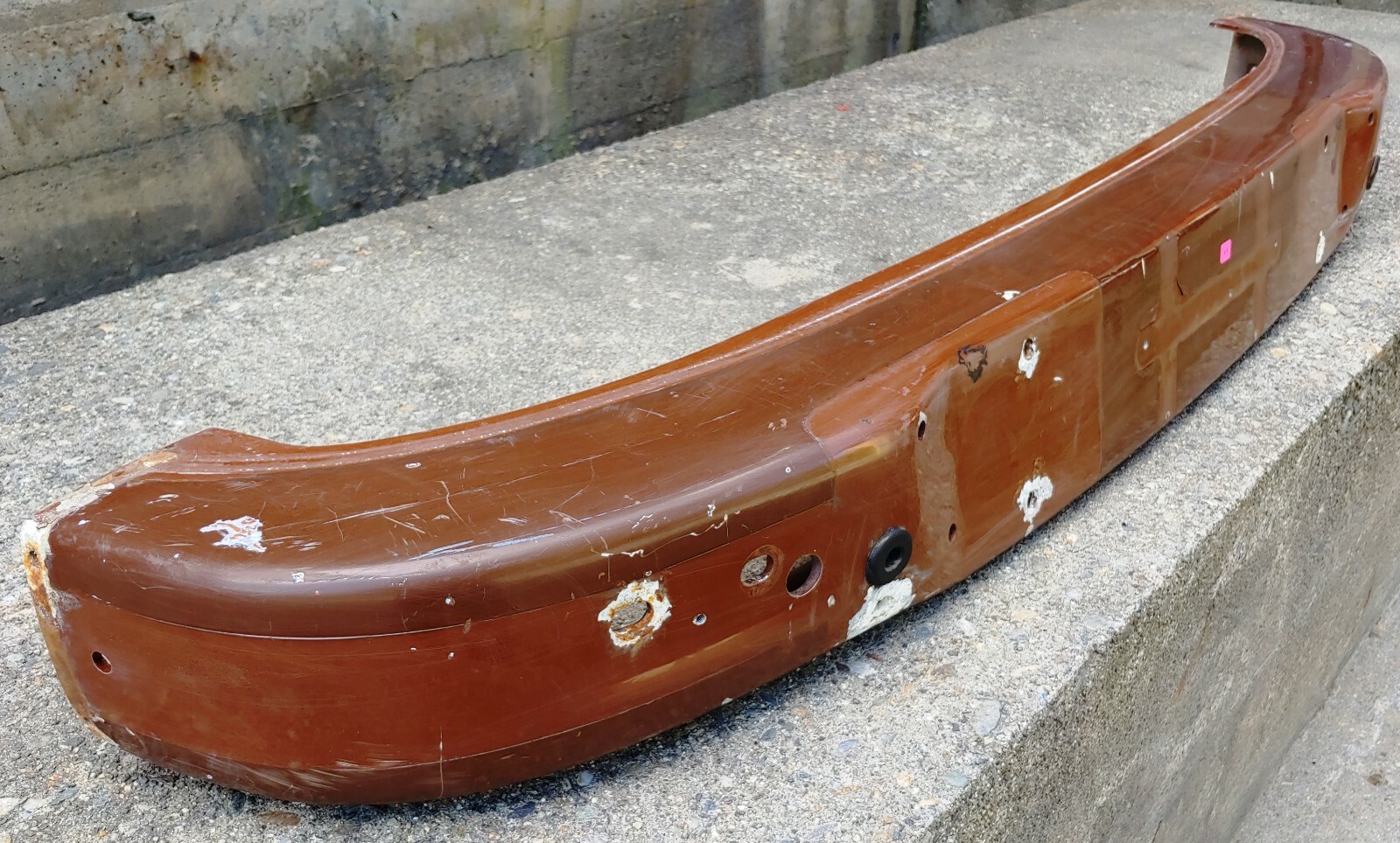 NICE CLEAN USED ORIGINAL GENUINE PORSCHE 911 912E 930 TURBO REAR BUMPER ...