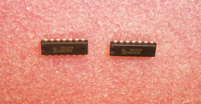 QTY (25) SN74HC02N TI 14 PIN DIP QUAD 2-INPUT POSITIVE-NOR GATE NOS 1 ...