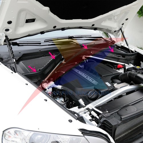 2007-2013 BMW E70 E71 E72 X5 X6 X5M X6M Engine Hood Sealing Gasket Rear ...