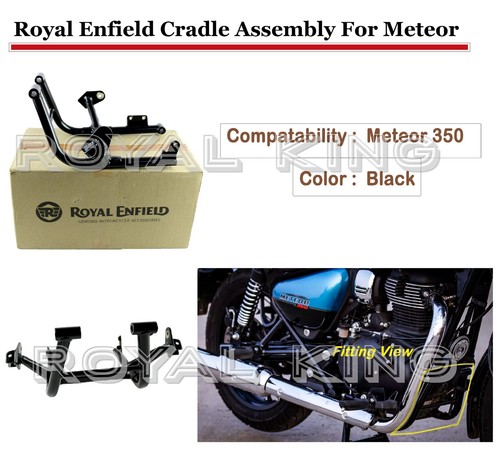 Royal Enfield Front "Cradle Assembly Black" For Meteor 350cc | eBay ...