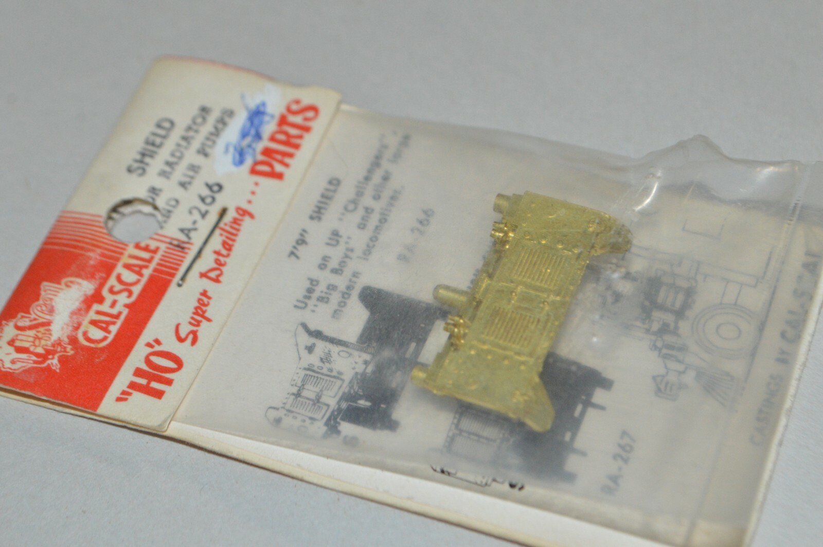 HO PARTS Cal-Scale brass steam locomotive RA-266 radiator shield | eBay