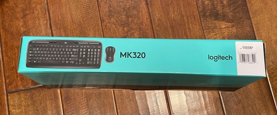 Logitech Wireless Desktop MK320 Cordless Keyboard & Mouse New In Box ...