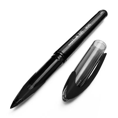 2x Uni-ball Air Micro Pens Black Ink UBA-188 M Roller ball Japan Gift ...