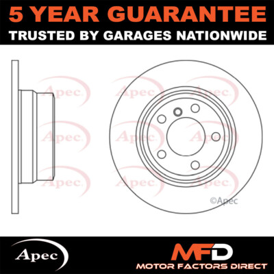 Fits BMW X5 2000-2006 3.0 D 4.4 Apec Rear 1x Brake Disc 34216859678 | eBay