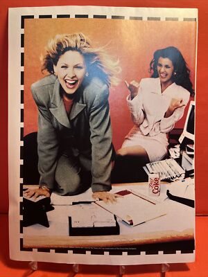 1990 Diet Coke COCA COLA MAGAZINE AD/Print ad/pin up/Promo/pinup Rare ...