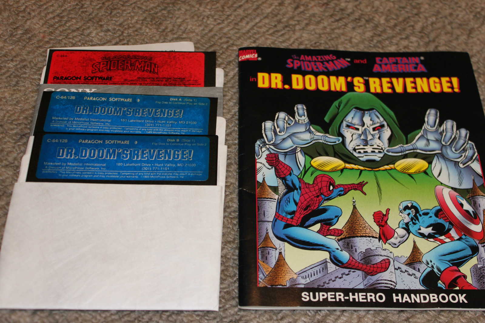 Lot of Commodore 64 games C64 & 128 Dr Doom RISK sega arcade smash hits ...