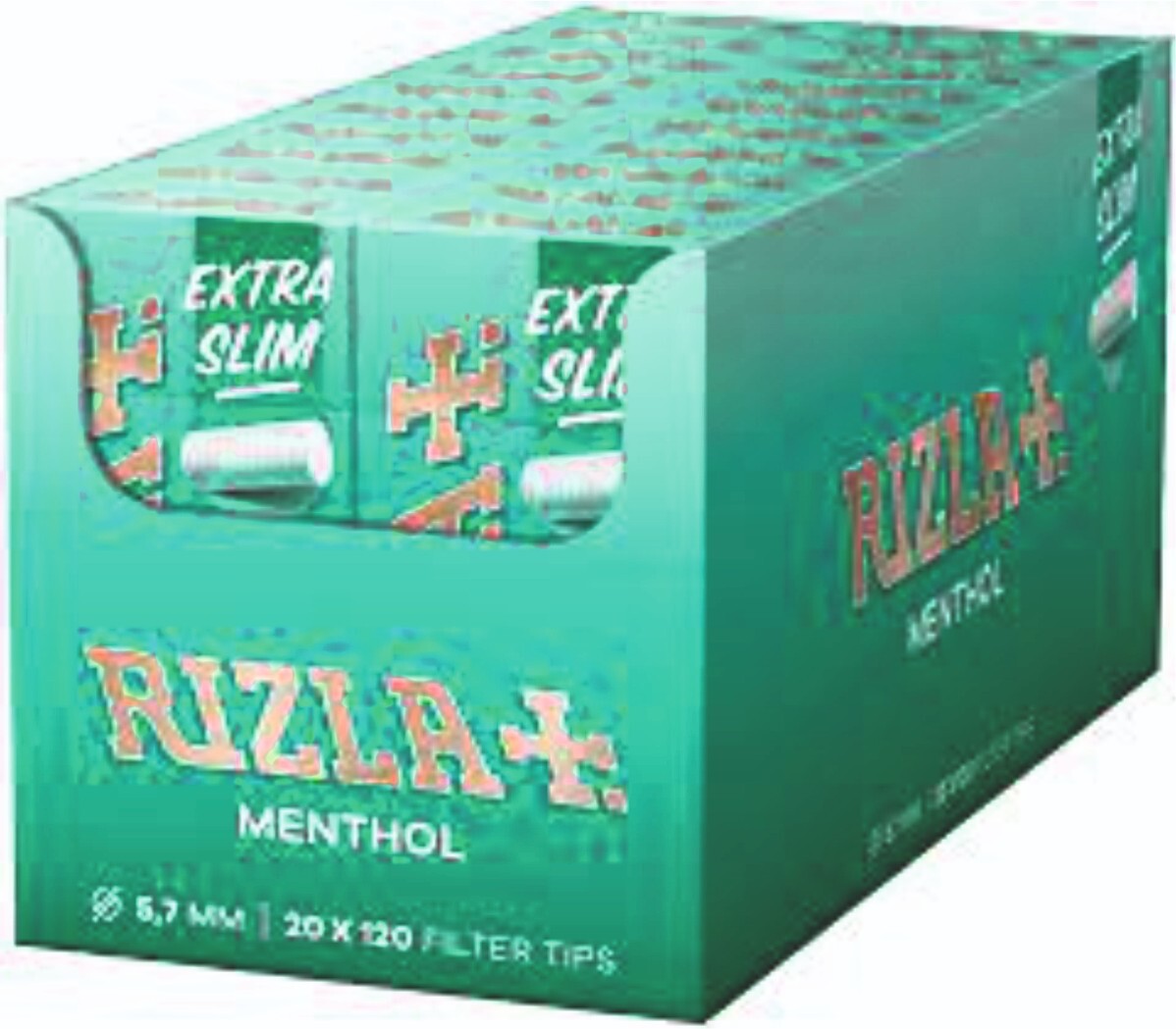 RIZLA FILTER TIPS EXTRA SLIM MENTHOL 1 PACK X 120'S (FULL BOX) | eBay UK