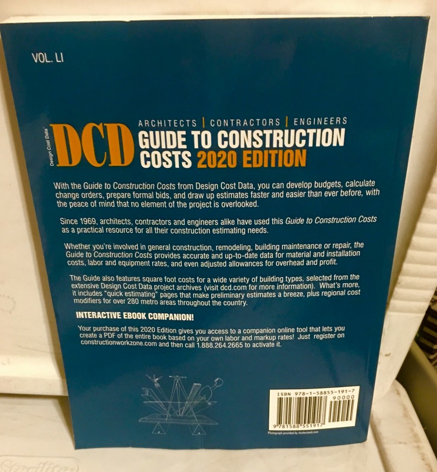 2020 - DCD Guide to Construction Costs - 2020 EDITION - Brand New - NEW ...