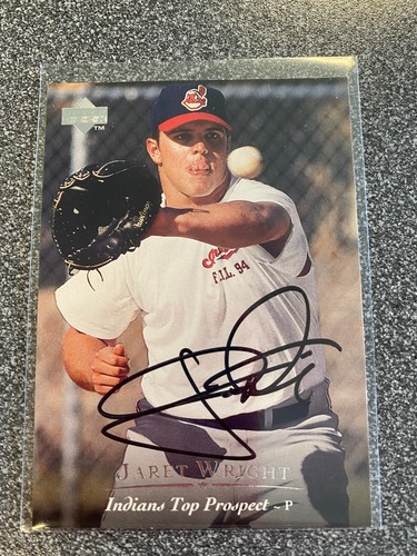Jaret Wright Autographed Baseball Card | eBay