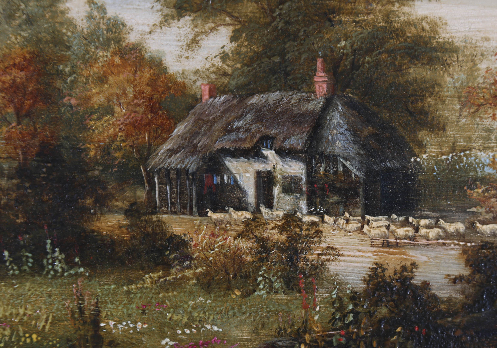 Arthur H. Davis (fl.1871-1897) - Framed 1871 Oil, Market Morning | eBay