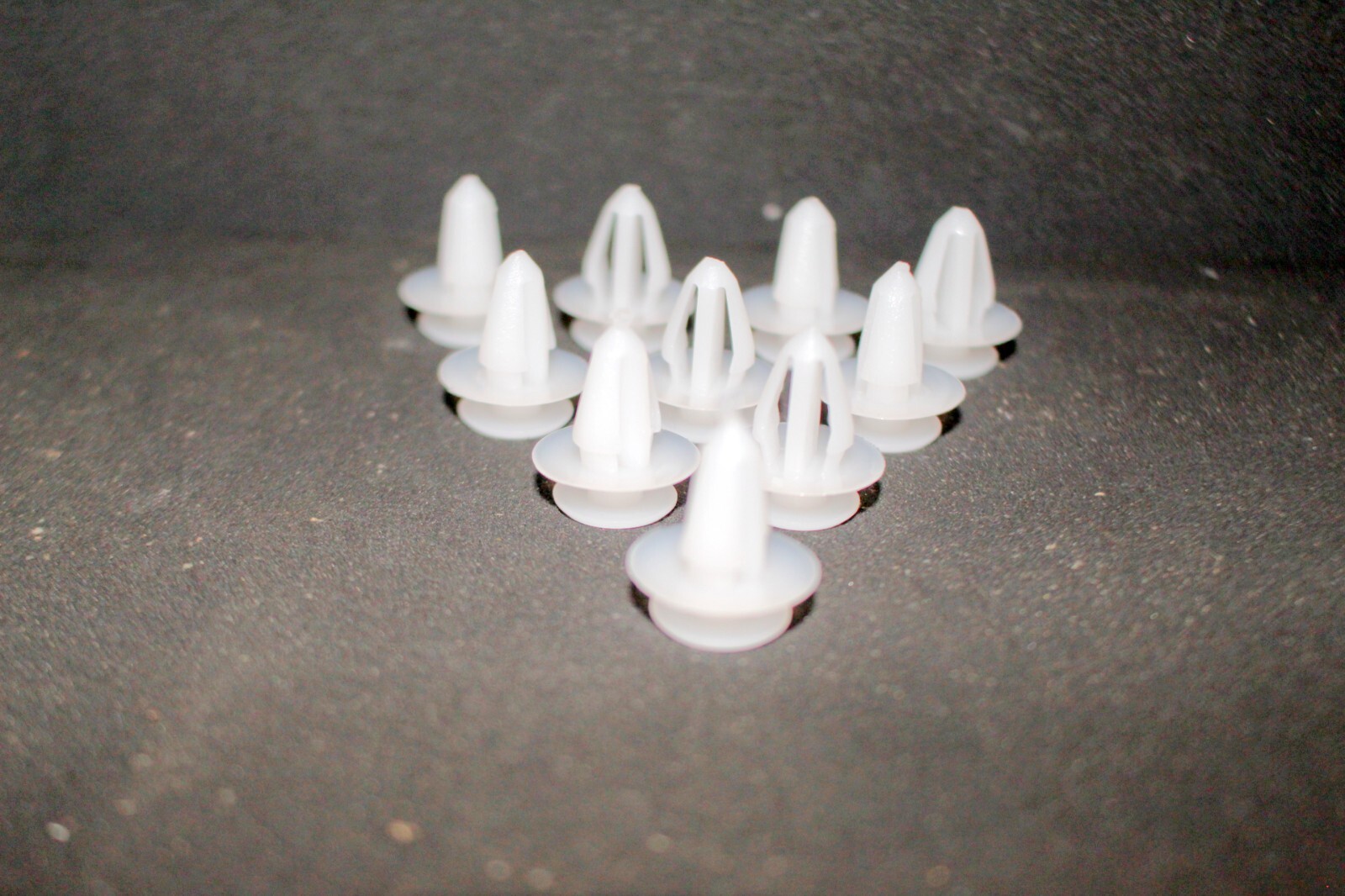 PORSCHE CAR INTERIOR BODY & DOOR CARD FASTENER PUSH-IN WHITE TRIM CLIPS ...