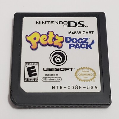 Petz Dogz Pack (Nintendo DS, 2008) Game Cartridge Authentic Tested ...