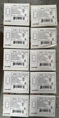 Leviton HAI 35A00-3 600-Watt HLC UPB Non-Dimming Switch - White | eBay