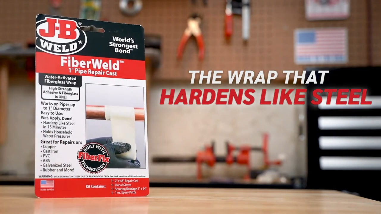 JB Weld Pipe Repair Cast 1 x 48 Inches Complete Repair Kit | eBay UK