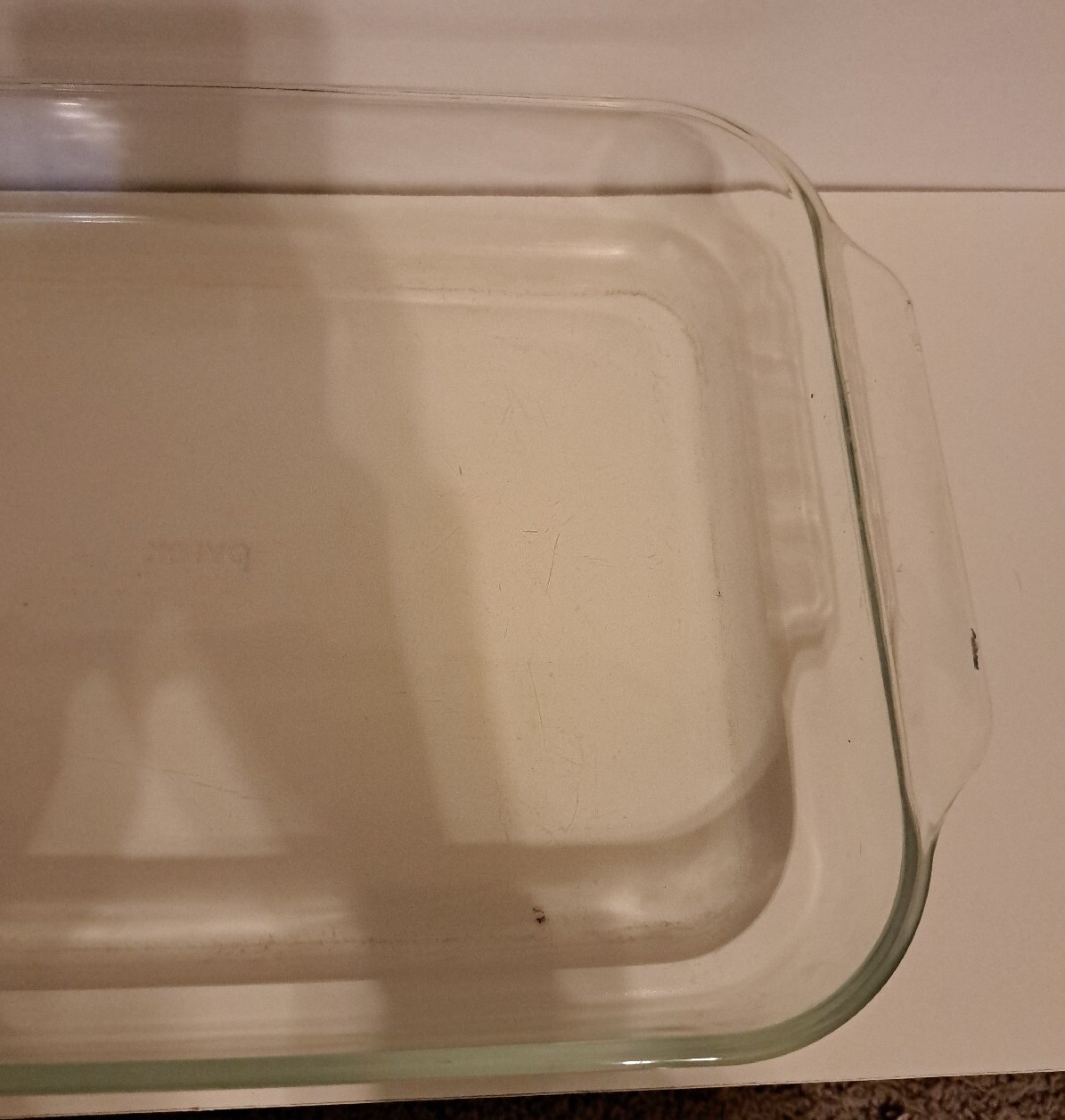 Vintage pyrex Casserole Baking Dish Clear 4QT-4L Corning 234-R 15 x 10 ...