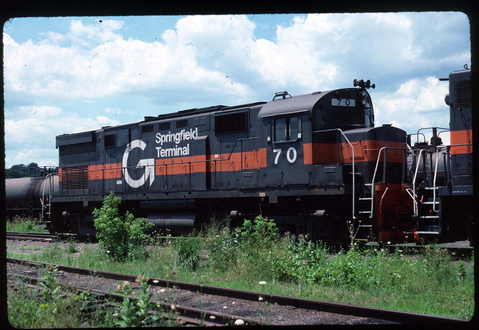 Original Railroad Slide - ST Springfield Terminal 70 Albany NY 7-3-1988 ...