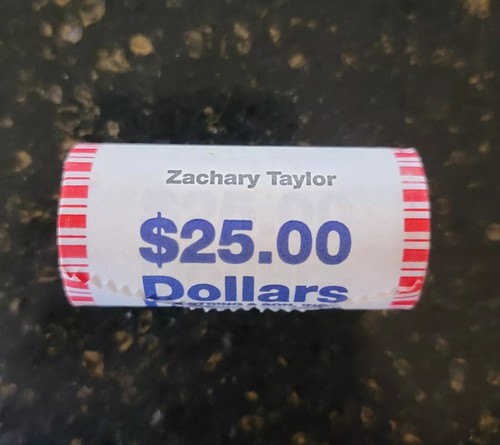2009-P Zachary Taylor Presidential $1 Dollar Coin 25 Coin Roll | eBay
