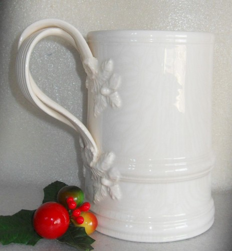 Leedsware Classical Creamware Braided Strap Handled Tankard 6.25 ...