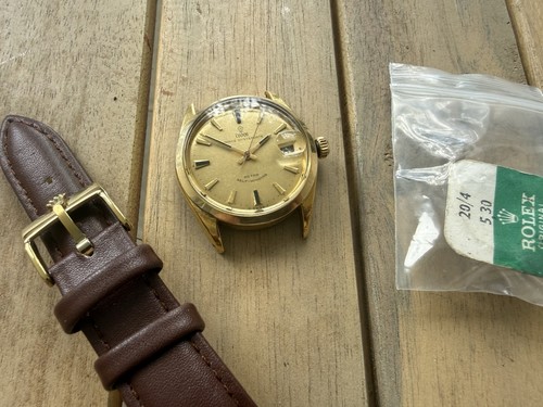 Tudor Oyster Prince 7996 Gold Case 34mm Gold Dial Automatic Watch | eBay