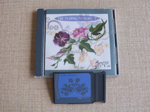 Janome Memory Card 125 Floral Designs II Sewing Machine Embroidery 23 ...