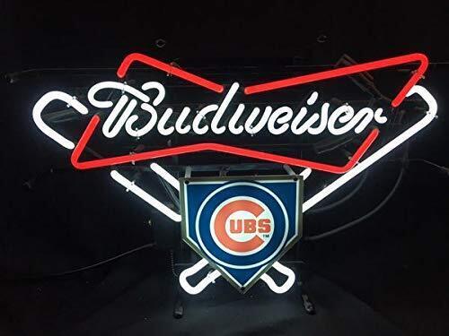 Chicago Cubs Sport Beer Neon Light Sign 19"x15" Wall Decor Beer Bar ...
