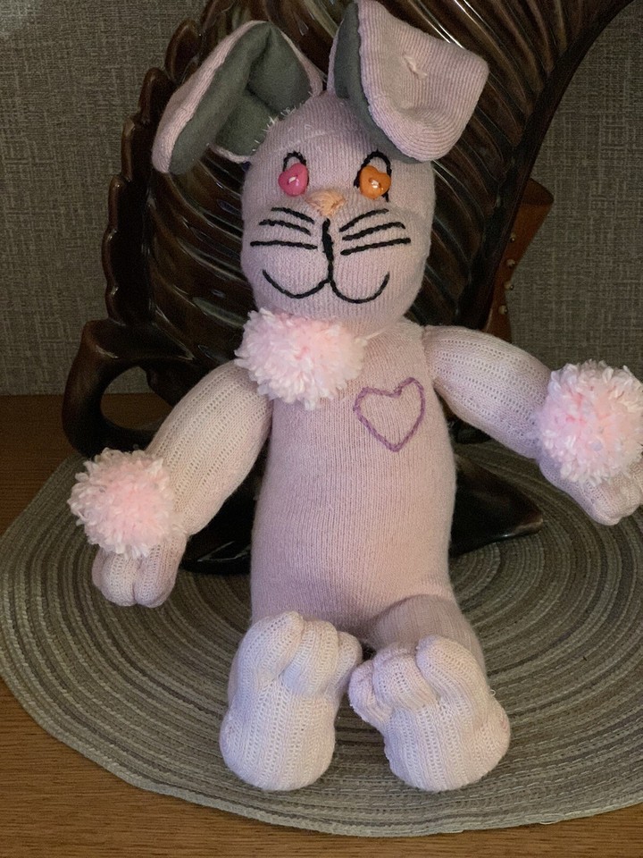 Handmade Sock Bunny One Left. | eBay