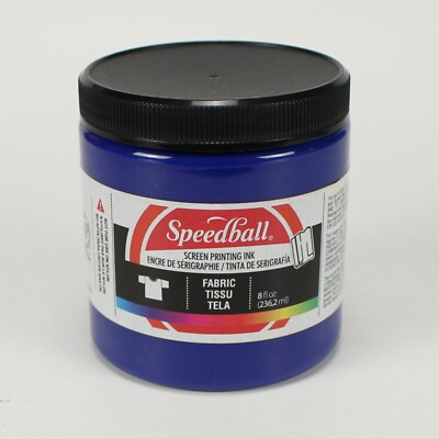 Speedball Screen Printing Ink - for Fabric 8oz - Blue 45650 | eBay