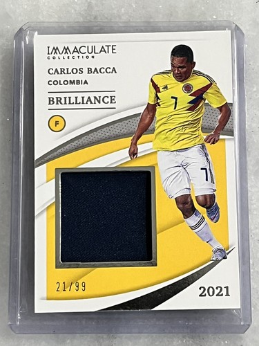 [#/99] 2021 Immaculate Soccer CARLOS BACCA Brilliance Jersey/Patch ...