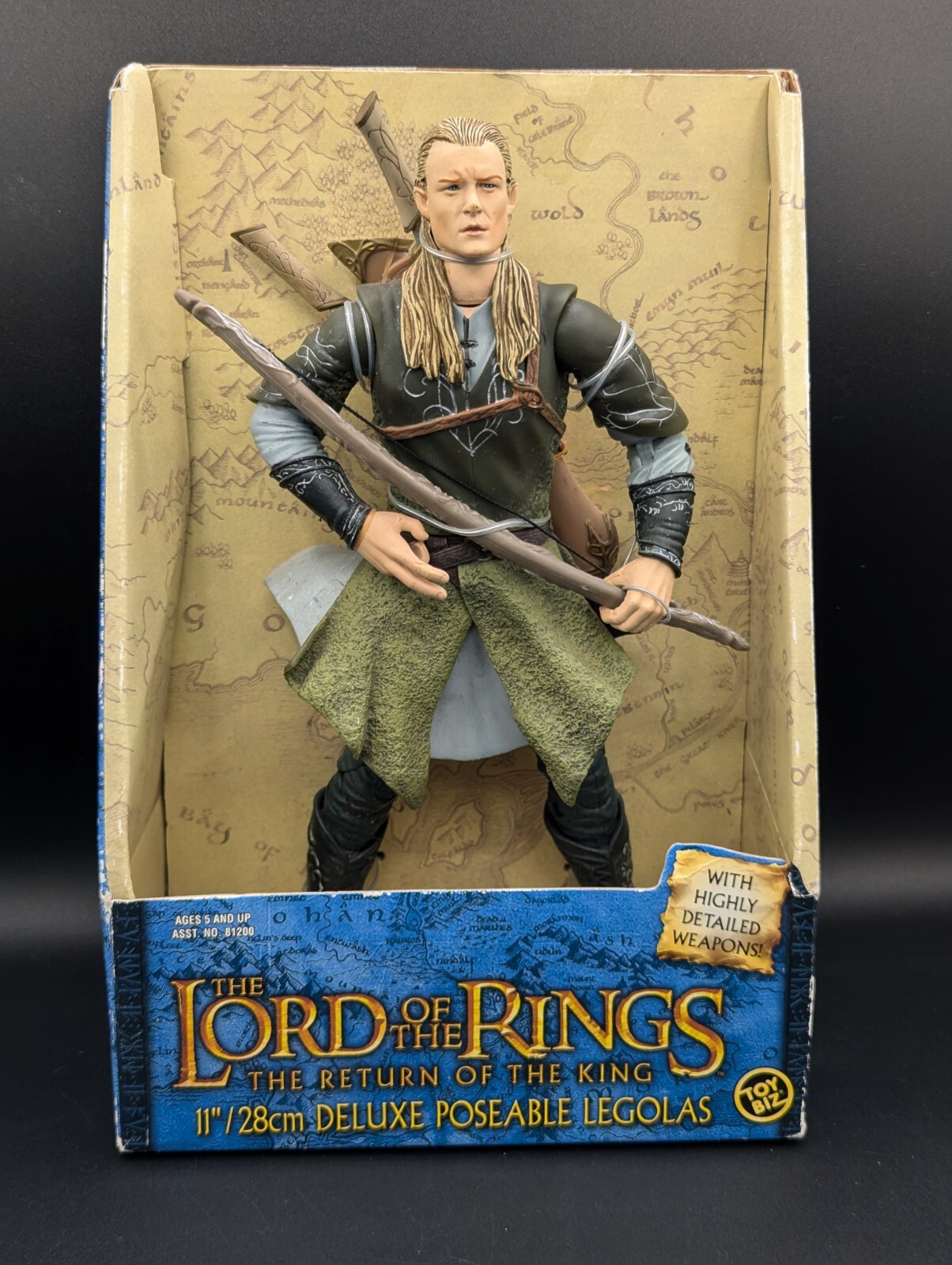 ToyBiz Lord of the Rings LOTR Return of the King Legolas Figure NEW *NO ...