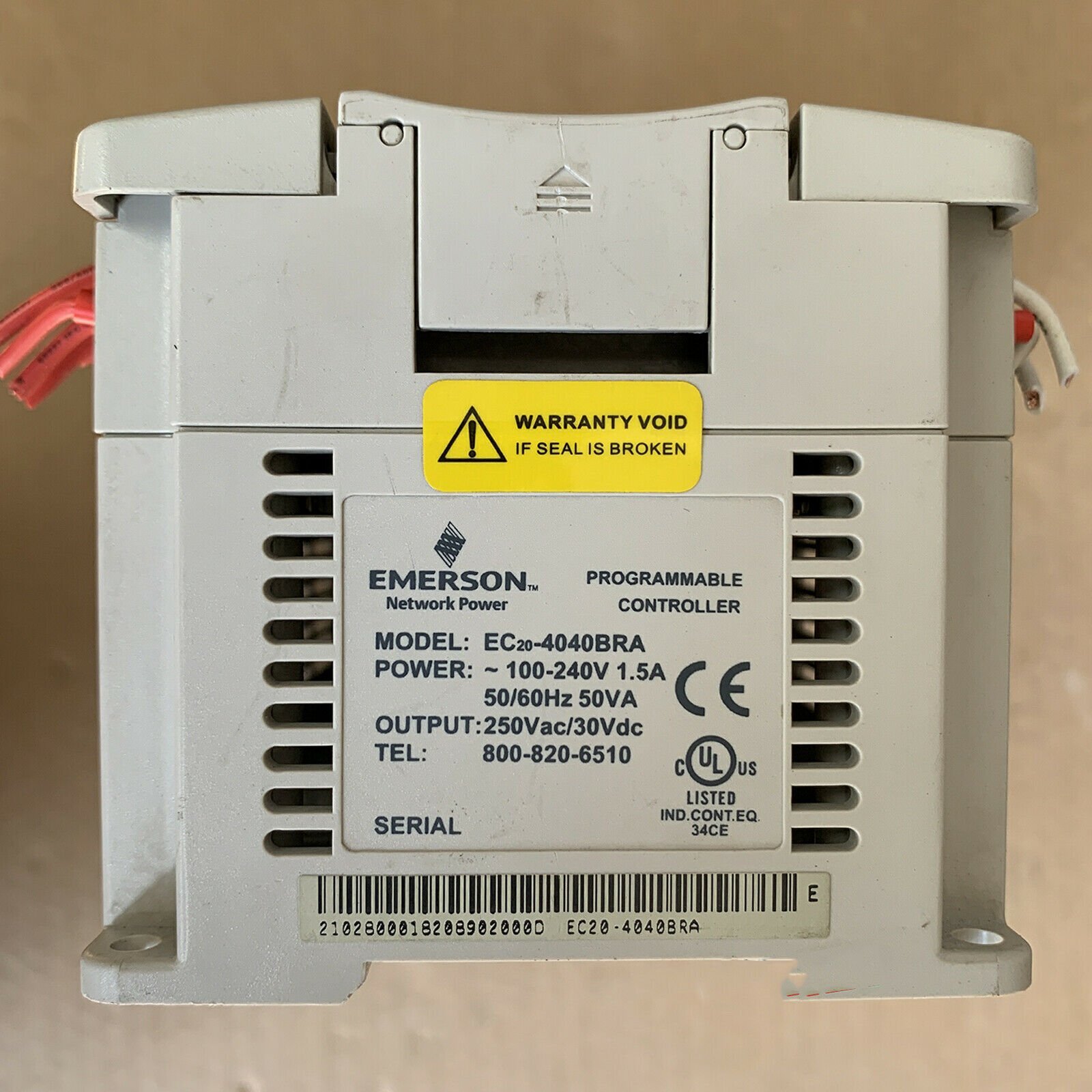 1PC USED Emerson PLC EC20-4040BRA Fully Tested | eBay