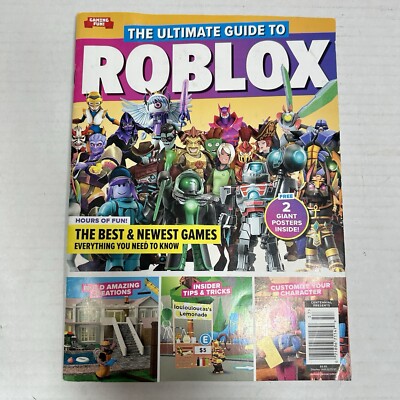 THE ULTIMATE GUIDE TO ROBLOX MAGAZINE With 2 Giant Poster Inside | eBay