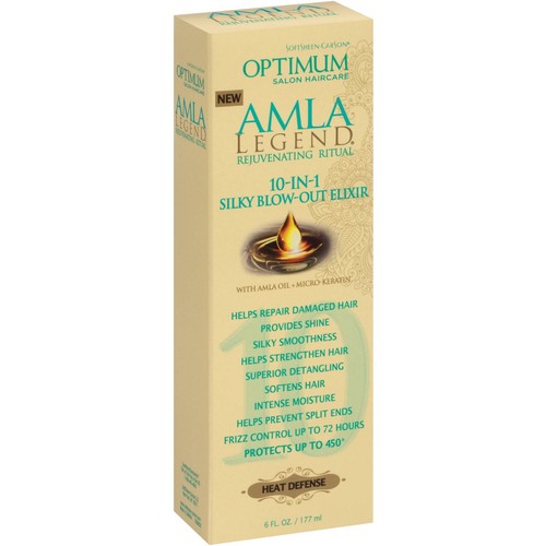 Optimum Amla Legend 10 In 1 Silky Blow-Out Elixir Heat Defense Spray 6 ...