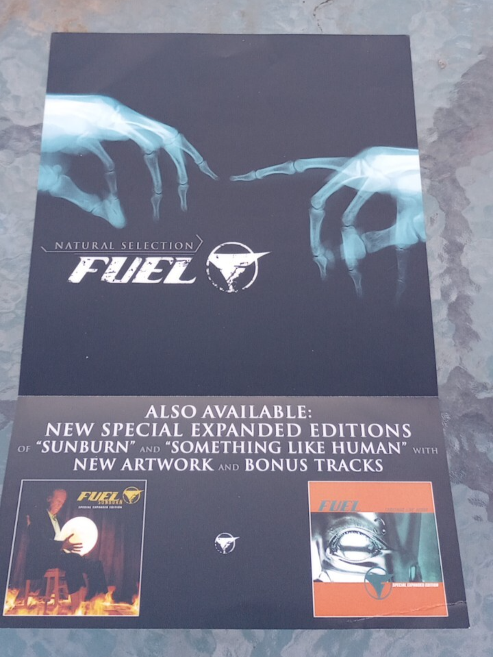 FUEL "NATURAL SELECTION" 2-SIDED U.S. Store PROMO POSTER (2003) | eBay