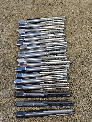 18 Cleveland 5/16" 24 NF GH3 HSS HS Thread Threading Taper Bottom Hand ...