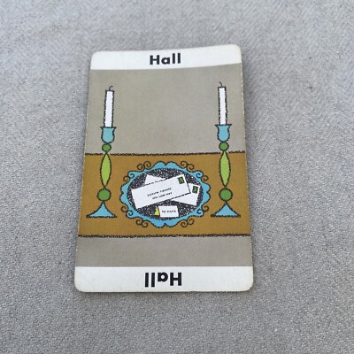 1963 Clue Board Game Hall Room Card Replacement Part Free Ship 02 | eBay