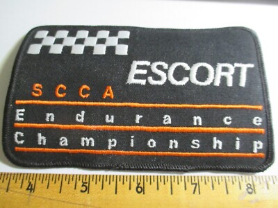 SCCA Endurance Championship Escort Patch Vintage NOS Drag Racing Motor ...