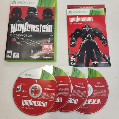 Wolfenstein - The New Order for Microsoft Xbox 360 CIB Complete Tested ...