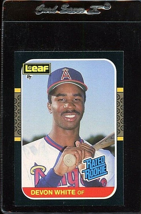 1987 LEAF #38 DEVON WHITE ROOKIE RC CALIFORNIA ANGELS | eBay